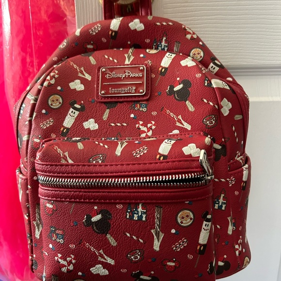 Disney | Bags | Disney Parks Loungefly Red Mini Backpack | Poshmark